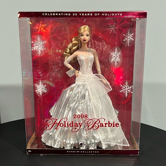 Barbie | Toys | New In Box Holiday Barbie 2th Anniversary Doll 2008 ...